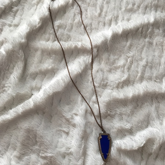Jewelry | Royal Blue Arrowhead Long Necklace | Poshmark